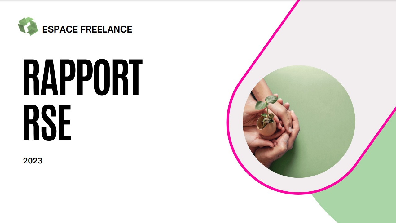 Rapport RSE 2023 - Espace Freelance